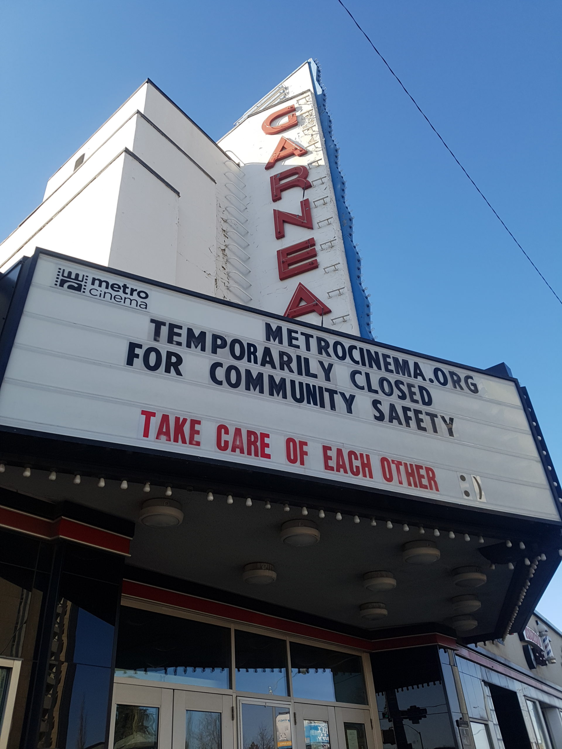 Metro Cinema is Temporarily Closed - Metro Cinema